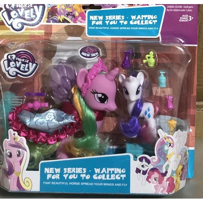 1 Set My Little Pony Figure Plastic Rubber Toys Colorful Size 10cm and ...