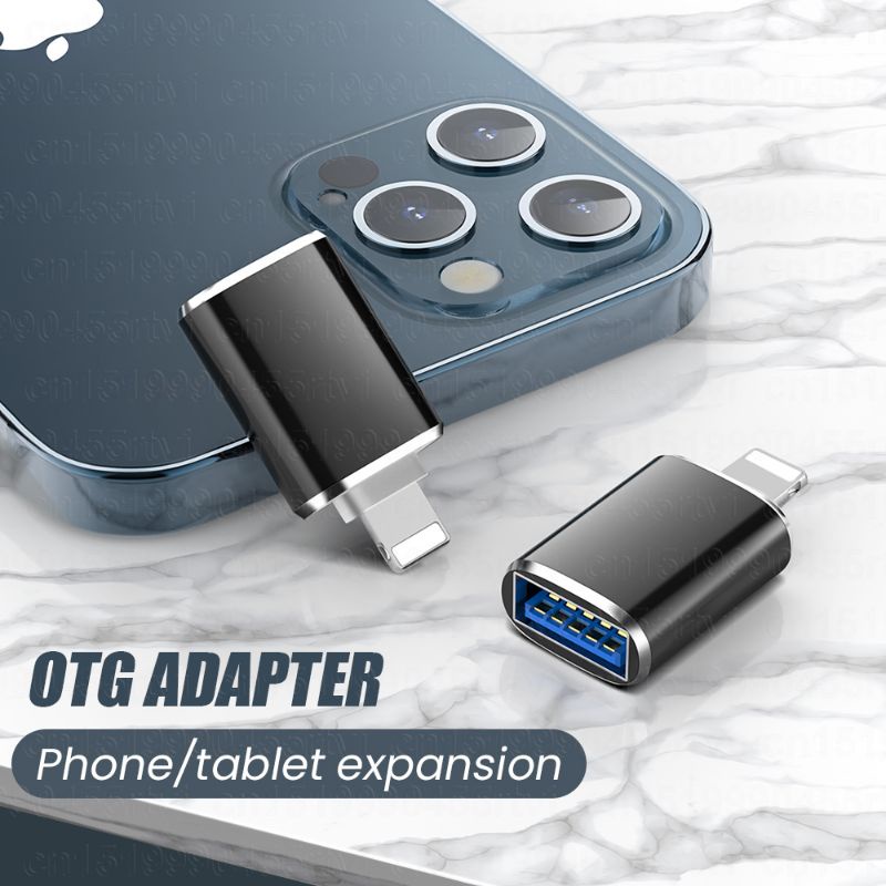 Otg Lightning USB 3.0 adapter converter iPhone iOS MACOS MacBook backup ...