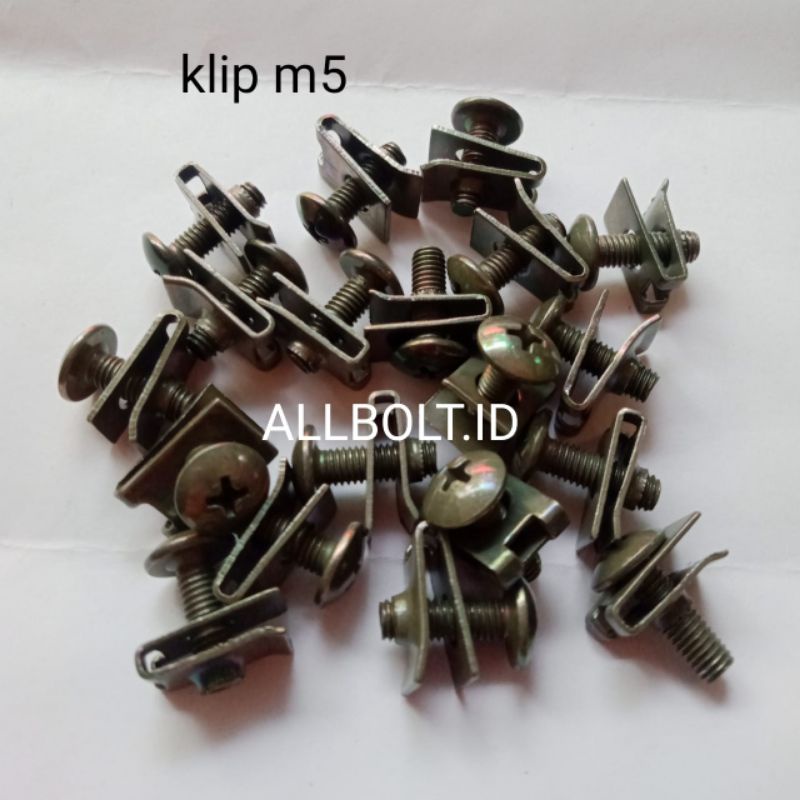 (10pcs package) M5 shell clip bolts | Shopee Philippines