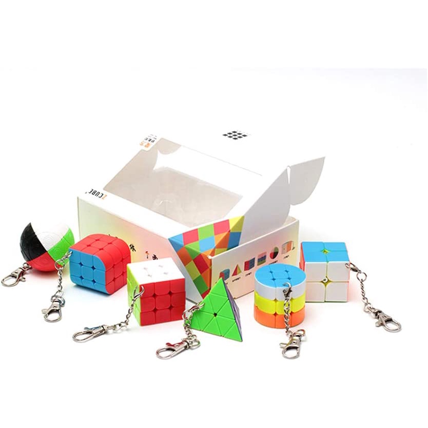 Z-cube Stickerless Puzzle Cube Bundle Of 2x2 3x3 Trihedron Pyramid ...