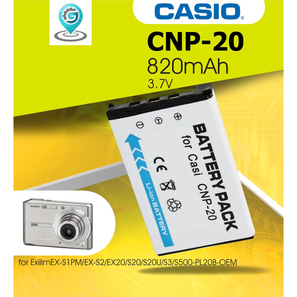 Casio Cnp-20 820Mah 3.7V | Shopee Philippines