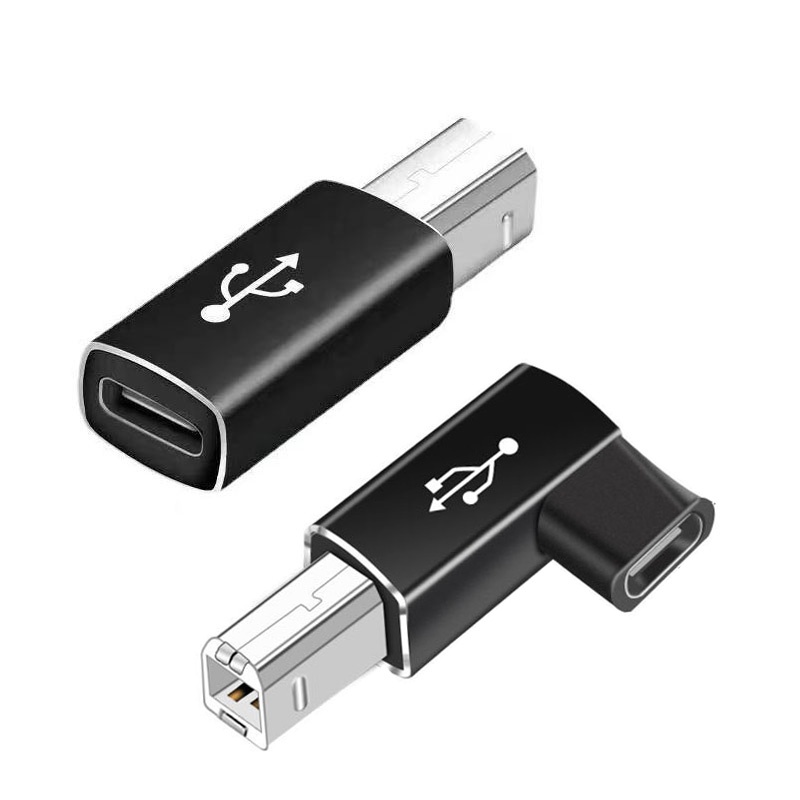 [COD] Type C to USB B MIDI Instrument Adapter Right Angle 90 Degree ...