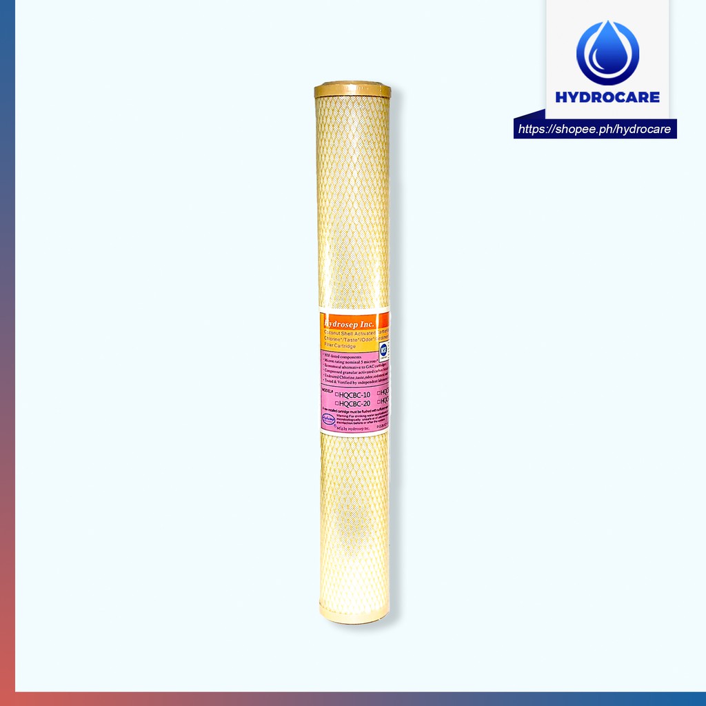 Hydrosep Coco Shell Carbon Filter 20Slim | Shopee Philippines