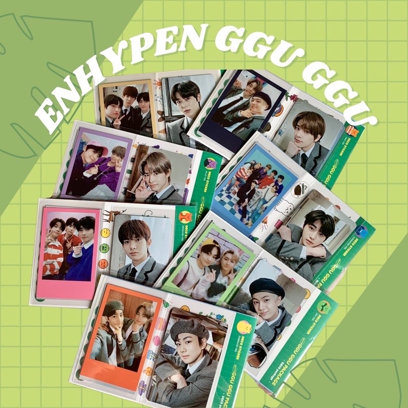 [READY INA] OPEN SHARING ENHYPEN GGU GGU DECO 2021 PACKAGE MEMBER SET RPC BOX HEESEUNG SUNOO ...