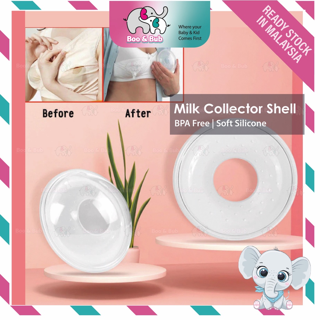 Booandbub Silicone Breast Milk Collector Shell Silicone Breast Pad