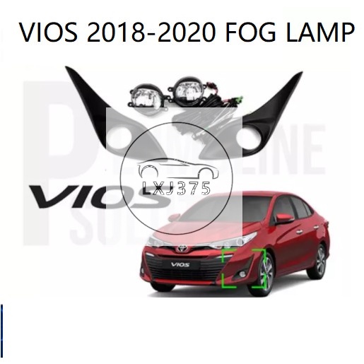 Toyot a Vios 2017 Onwards 2018 2019 2020 OEM Fog Light / Fog Lamp ...