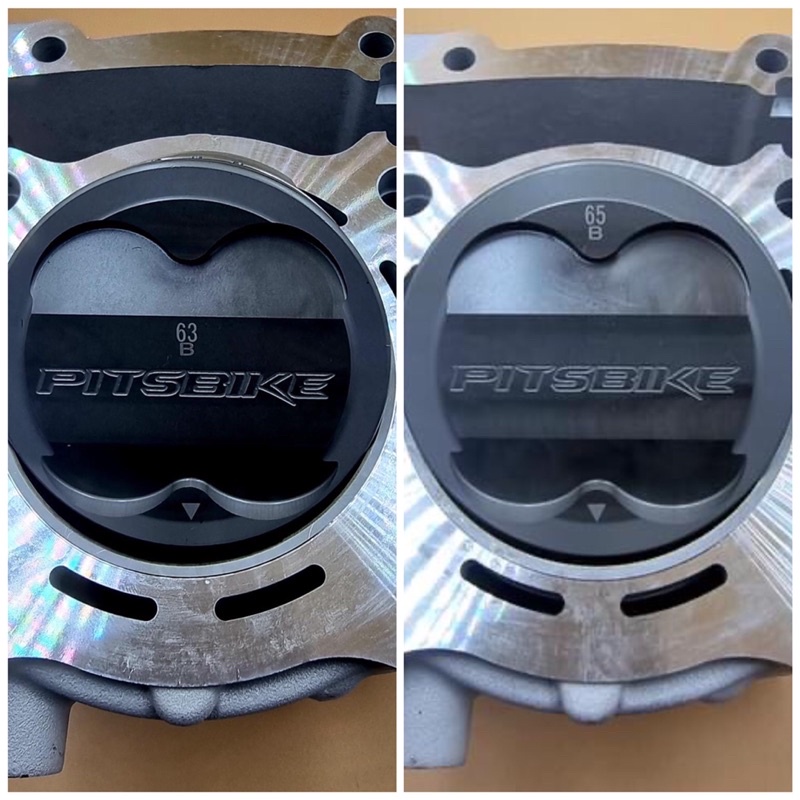 Pitsbike Ceramic Block kit chrome & steel type AEROX NMAX SNIPER155 ...