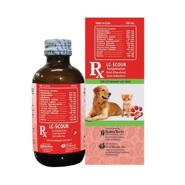 LC SCOUR 60ml Dog/Cat/Rabbit ( alis kang pag tatae ka!) | Shopee ...