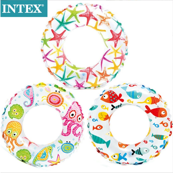 INTEX 59241 Portable Floating Inflatable Children'S Floating Ring ...