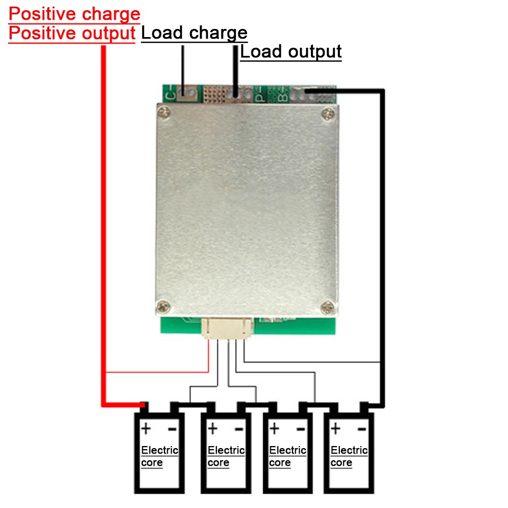 4S 12V 100A LiFePo4 Lithium iron phosphate battery protection board BMS ...