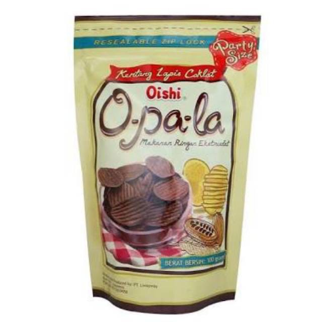 Oishi Opala Chocolate Coated Potatoes 100gr | Shopee Philippines
