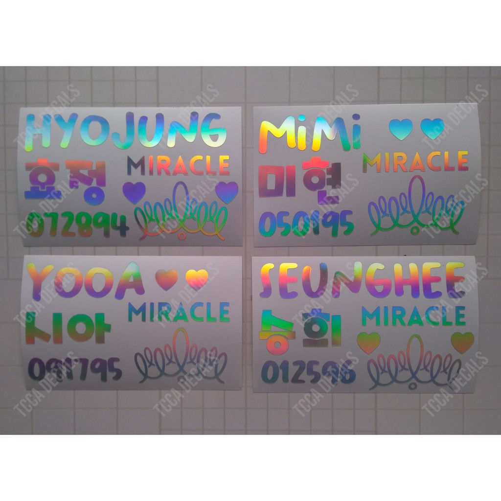 Bias Decal sticker : Oh My Girl | Shopee Philippines