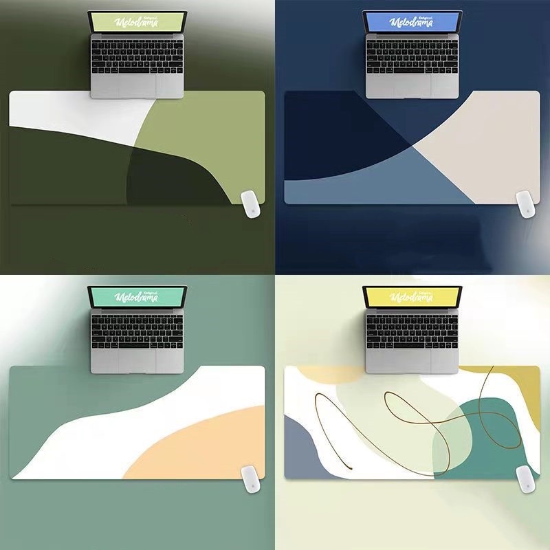 Morandi Color Mouse Pad Oversized Office Computer Keyboard Mouse Mat ...