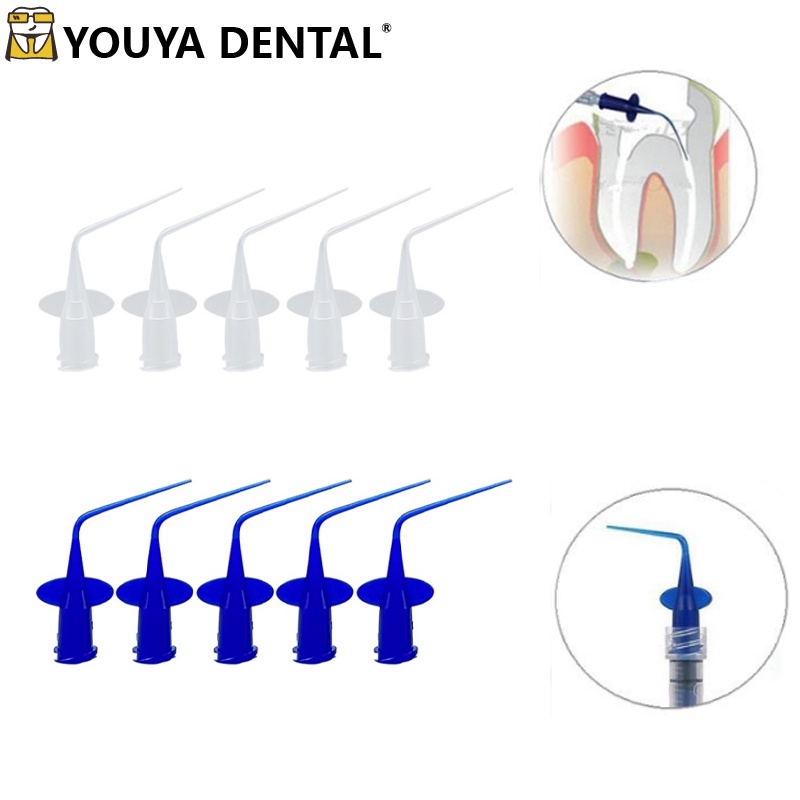 50Pcs Dental Disposable Plastic Syringe Tip Endo Irrigation Root Canal ...