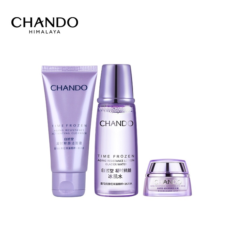 Chando Himalaya Time Frozen Trial Kit Brightening Smoothing Anti-Aging ...