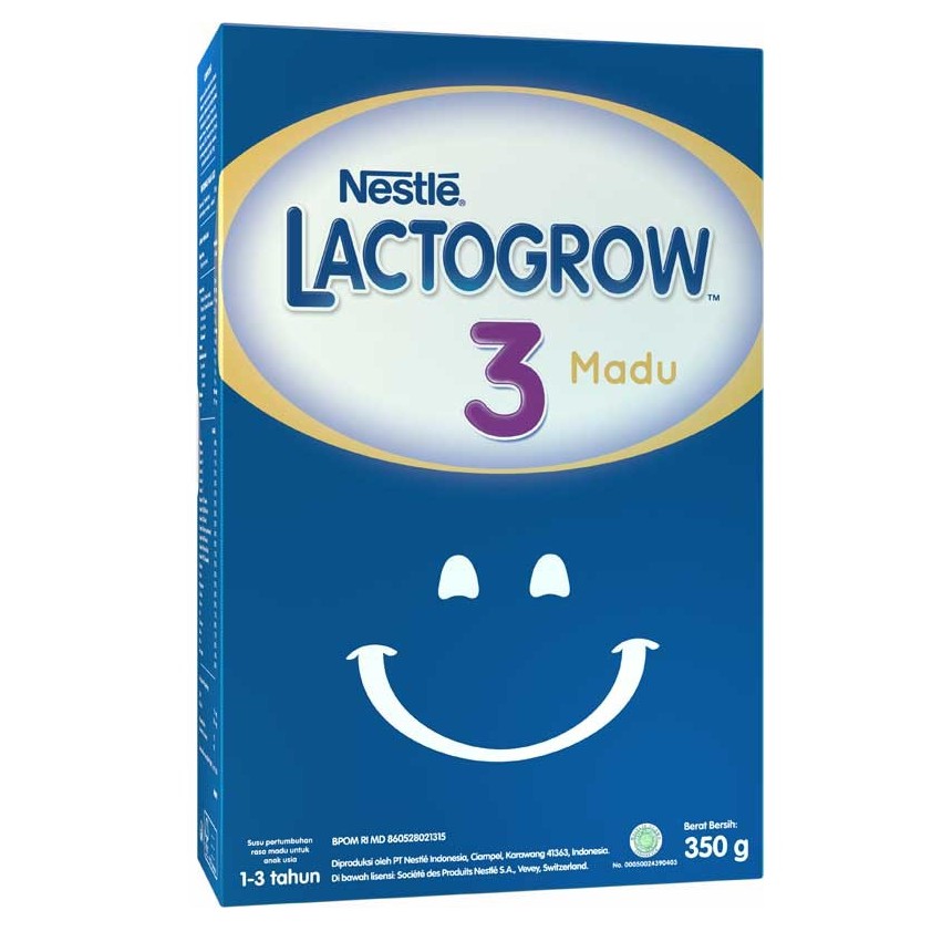 Nestle LACTOGROW 3 Honey Flavor Growth Milk 1-3 years 350g | Shopee ...
