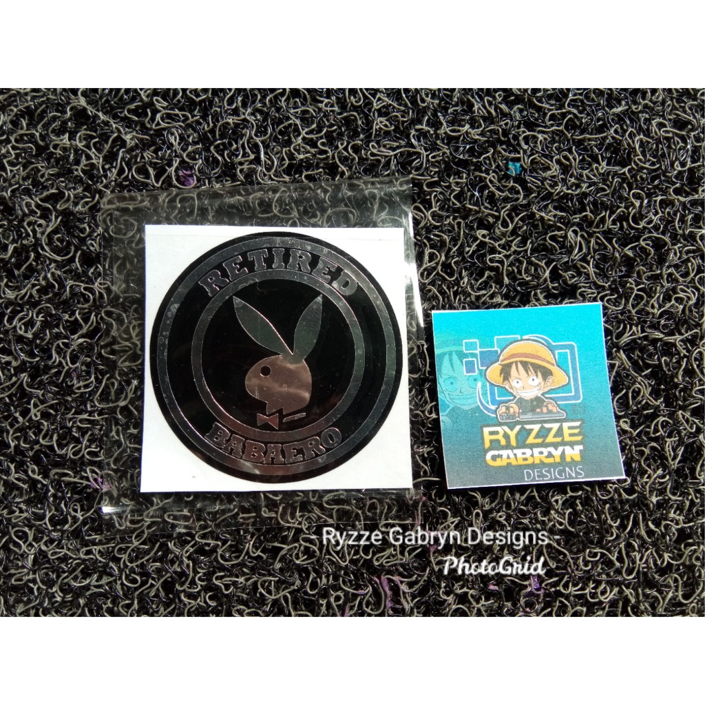 Retired Babaero Cutout Sticker | Shopee Philippines