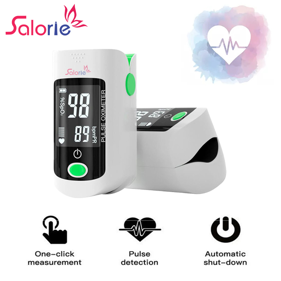 Pulse Oximeter on The Finger for Kids Baby & Adults Blood Oxygen Meter ...