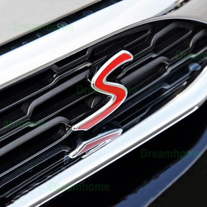 3D Letters S Emblem Stickers Grille Badge For Mini Cooper S R50 R53 R55 ...