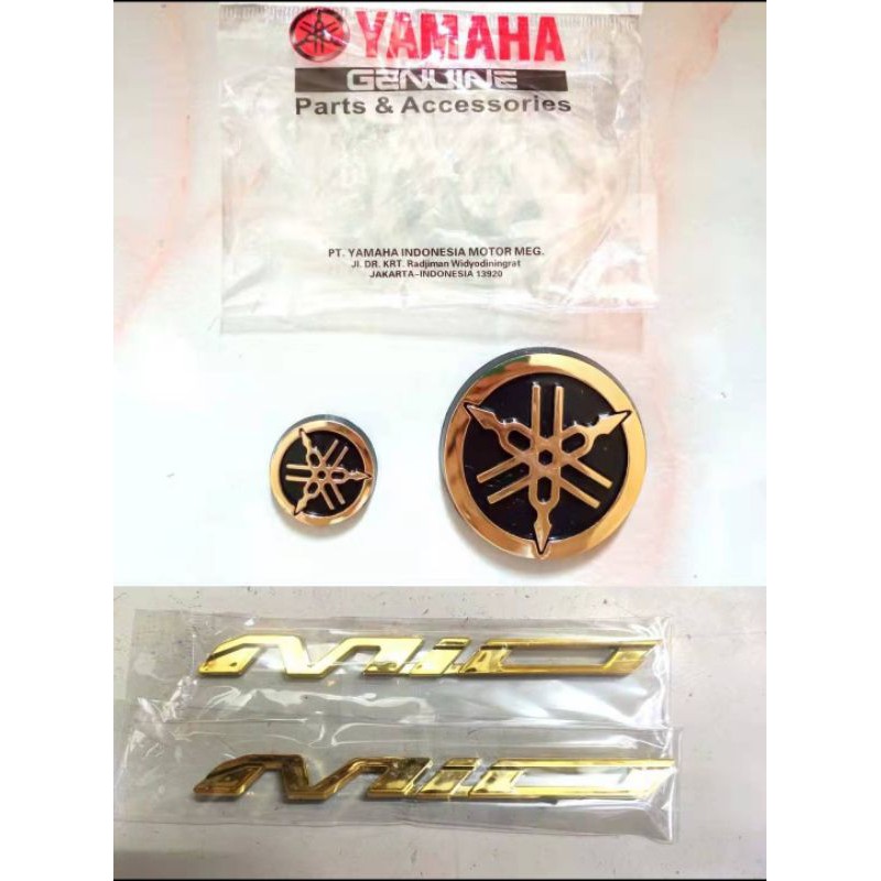 [Sold per Set ] Yamaha Genuine Logo Emblem for Mio 1 set stikers ...