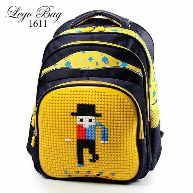 Child lego Backpack // School lego Backpack | Shopee Philippines