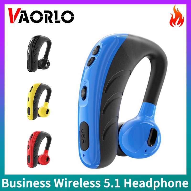 VAORLO V10 V9 V8 Business Bluetooth Headphone Ear Hook Sport Long standby Wireless Earphones ...