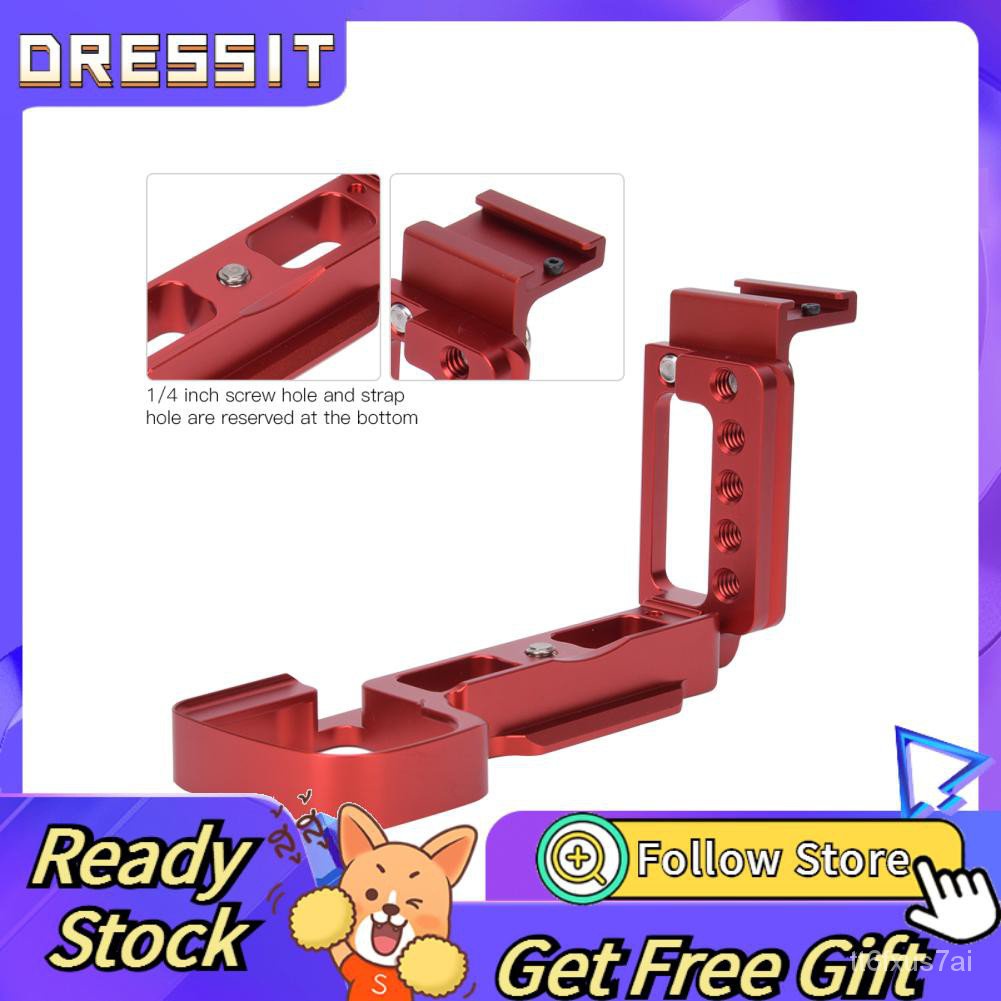 Dressit Vertical Shooting Quick Release L Plate Hand Grip Bracket for ...