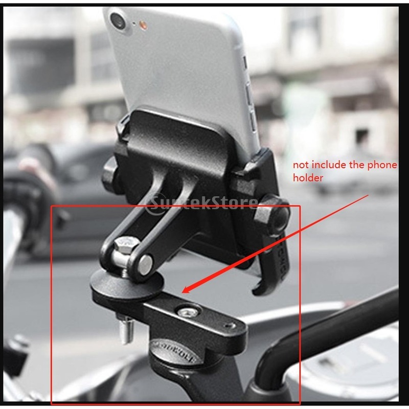 Hot Motowolf Motorcycle Mirror Rotatable Extension Bracket Holder Mount ...