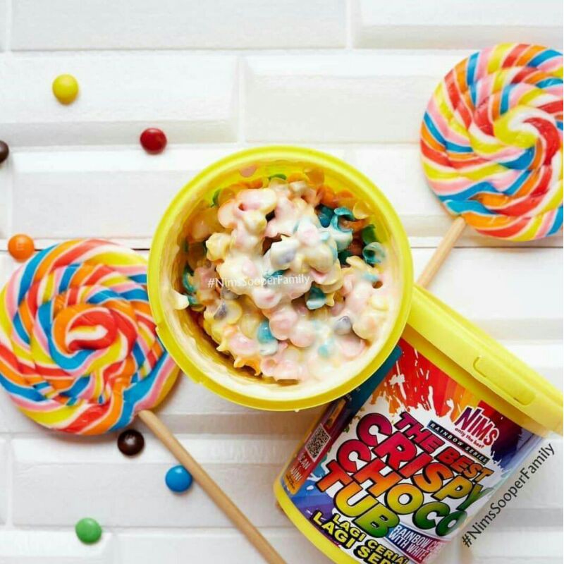 New Crispy Crunch Rainbow White Chocolate Limited Edition Size 250 g ...