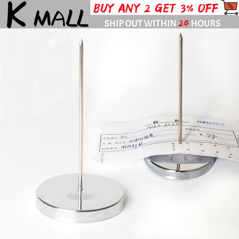 【PH Local】Memo Holder Spike Stick for Bill Receipt Note Paper Order ...
