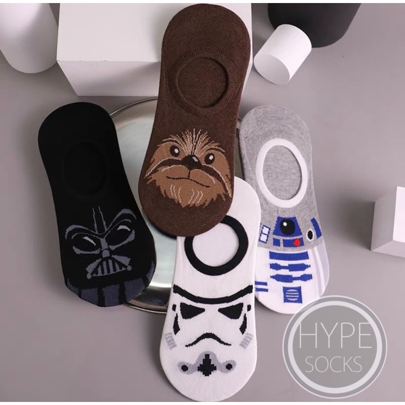 Starwars ICONIC Footsocks | Shopee Philippines