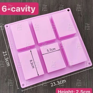 Bar Soap Silicone Molder Chocolate Molder Rectangle Cake Handmade Soap ...