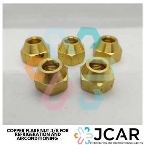 COPPER FLARE NUT 3/8 FOR REFRIGERATION AND AIRCONDITIONING | Shopee ...