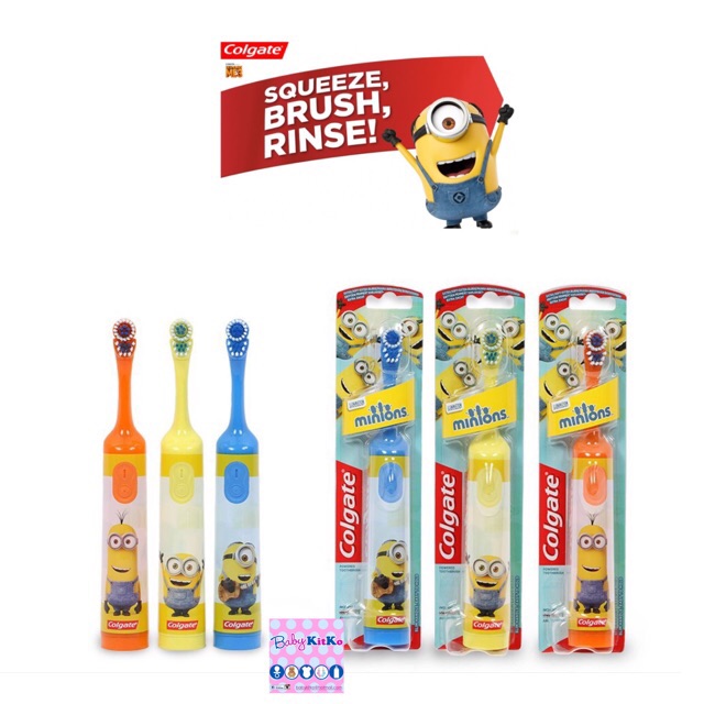 Colgate® Minions Kids Battery Powered Toothbrushes | Shopee Philippines