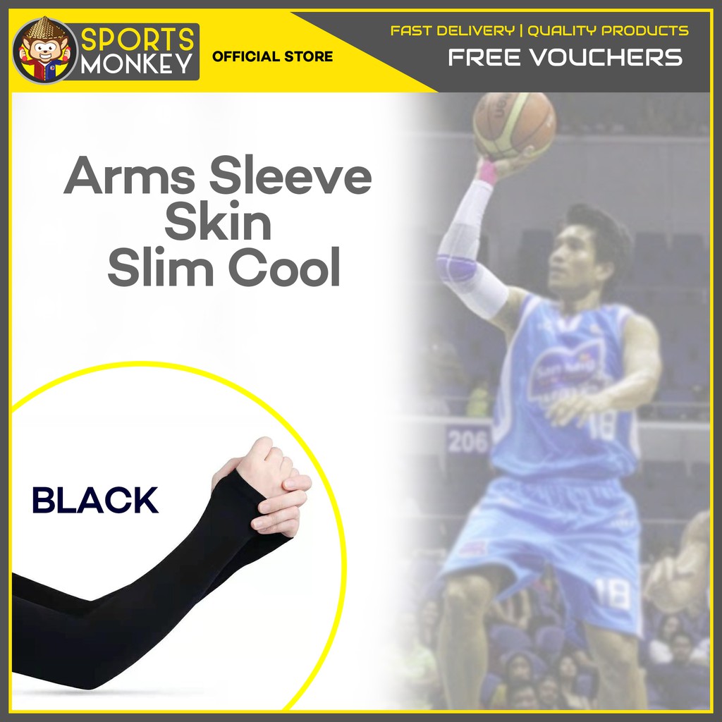2 PIECES Arms Sleeve Skin Slim Cool UV Arm Sleeve Protection | Shopee ...