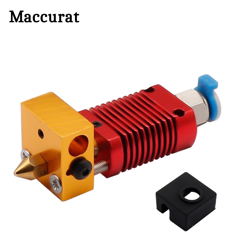 1PC Assembled 1.75mm Extruder Hotend kit Aluminum Heat Block For 3D Printer Ender-3/CR-10/CR-10S ...