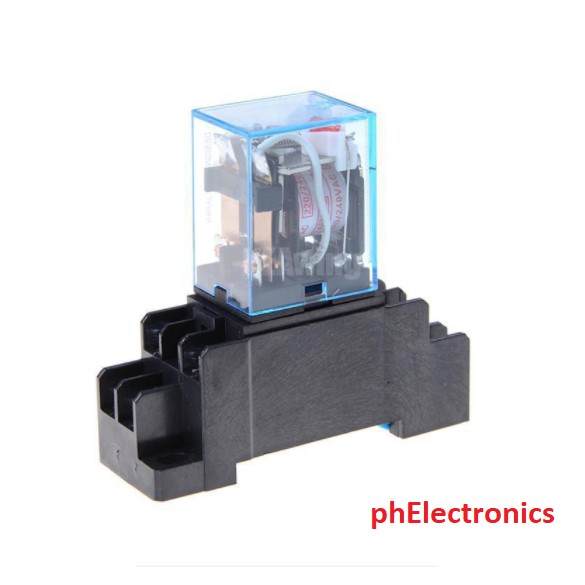 LY2NJ 220V 24V 12V relay coil LY2N-J relay 10A AC 220V Coil Power Relay LY2NJ HH62P 8 Pins ...