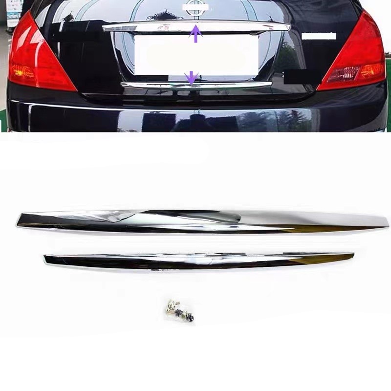 REAR BONNET BOOT BONET GARNISH CHROME NEW for nissan teana J31 2004 ...