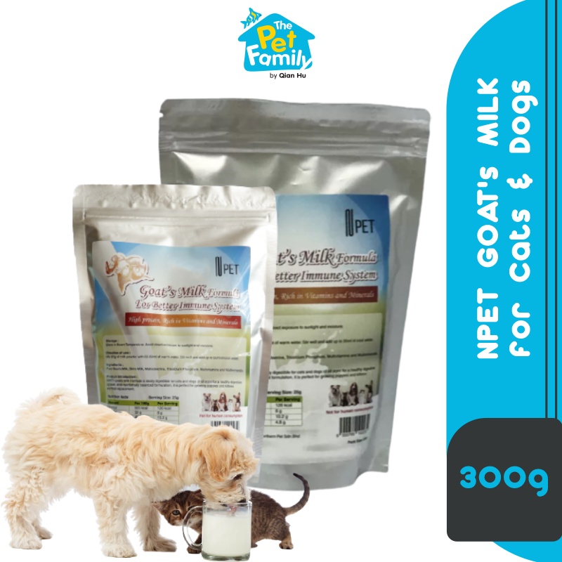 NPet Goat's Milk Formula Pet Powdered Milk 300g Pet Dog / Cat ...