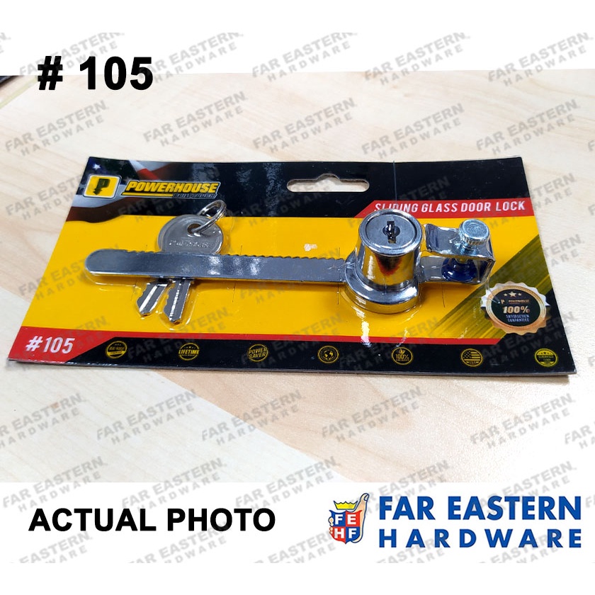 POWERHOUSE Sliding Glass Door Lock | Shopee Philippines