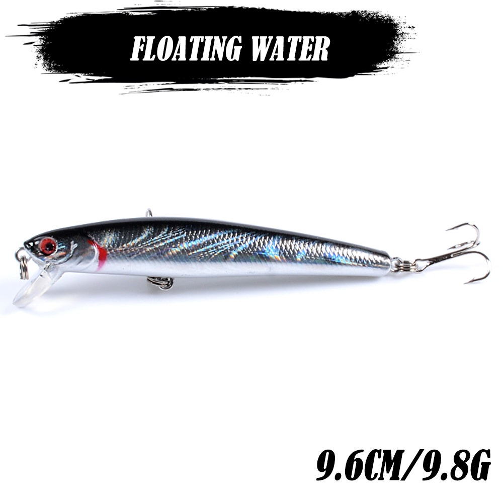 Fishing Gear 9.6cm/9.8g Floater for fishing Fishing Lure Minnow Lure ...