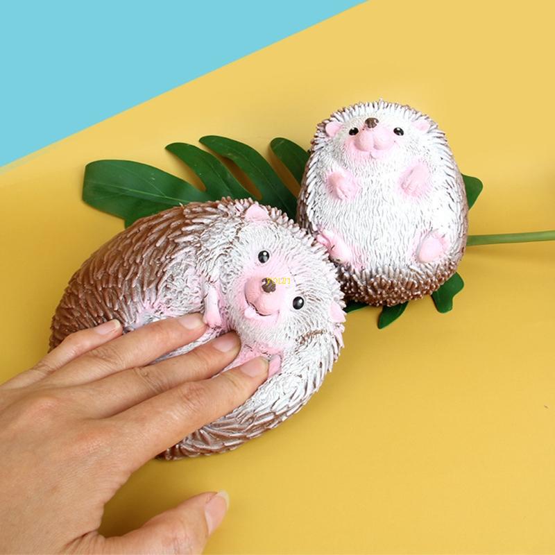 youn Toy Figure Hedgehog w/ Squishy Surface Stress-proof Fidget for ...