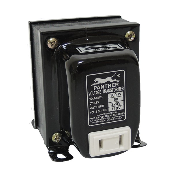 Panther Step Down Transformer PT-0284 100W, Output 110V | Shopee Philippines