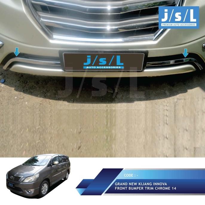 Kijang Innova 2014 2015 Front Bumper Trim Chrome JSL | Shopee Philippines