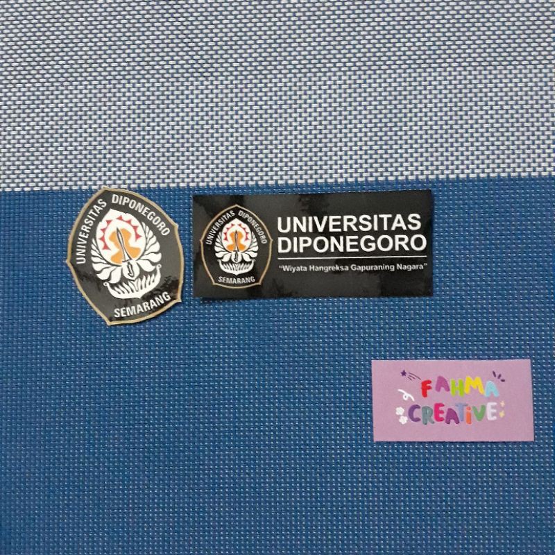 Stickers set logo And Writing (UGM, UI, ITB, ITS, UNPAD, Uniir, UB ...