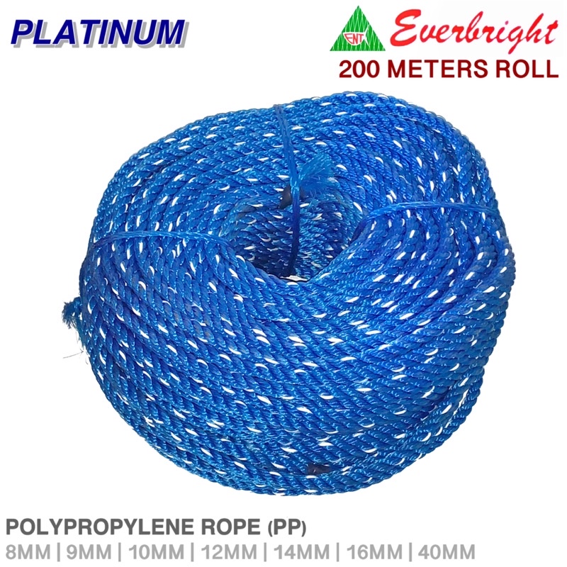 200Mtrs | 7MM-10MM | ENT Skyline Polypropylene PP Rope | Fishing ...