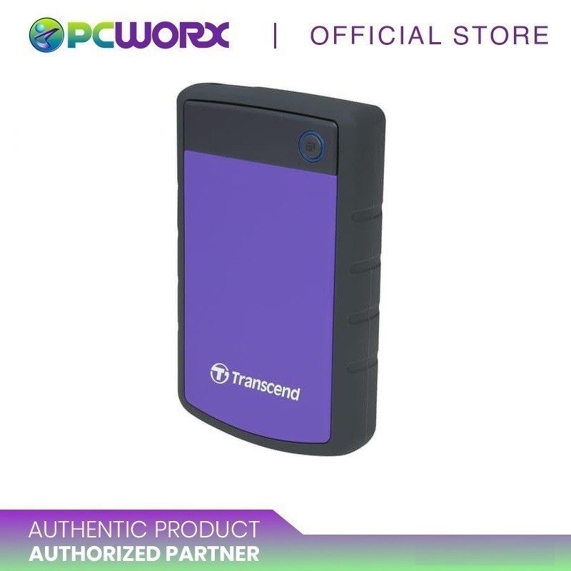 Transcend TS1TSJ25H3P 1TB Shockproof Purple External Hard Drive ...