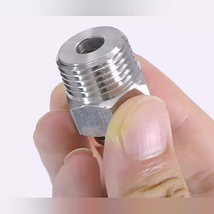 CNZG 304 Stainless Steel Pc Straight Pipe Quick Connector Pneumatic ...