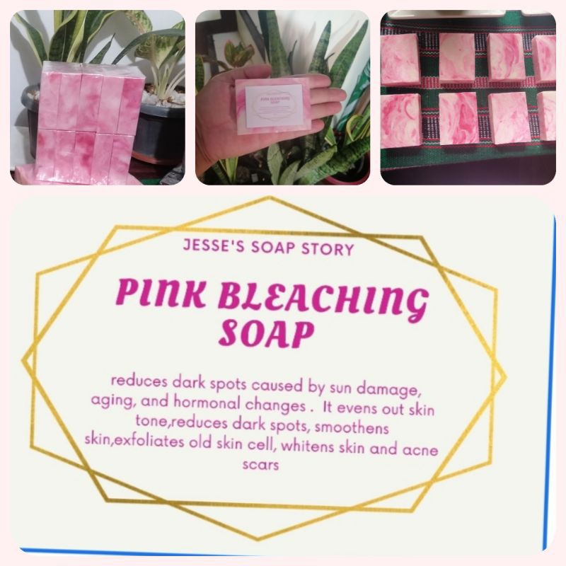 pink bleaching soap ( micropeeling)( 10pcs/pack) | Shopee Philippines