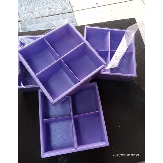 4 compartment box (8 cm partition and 5 cm high) | Shopee Philippines